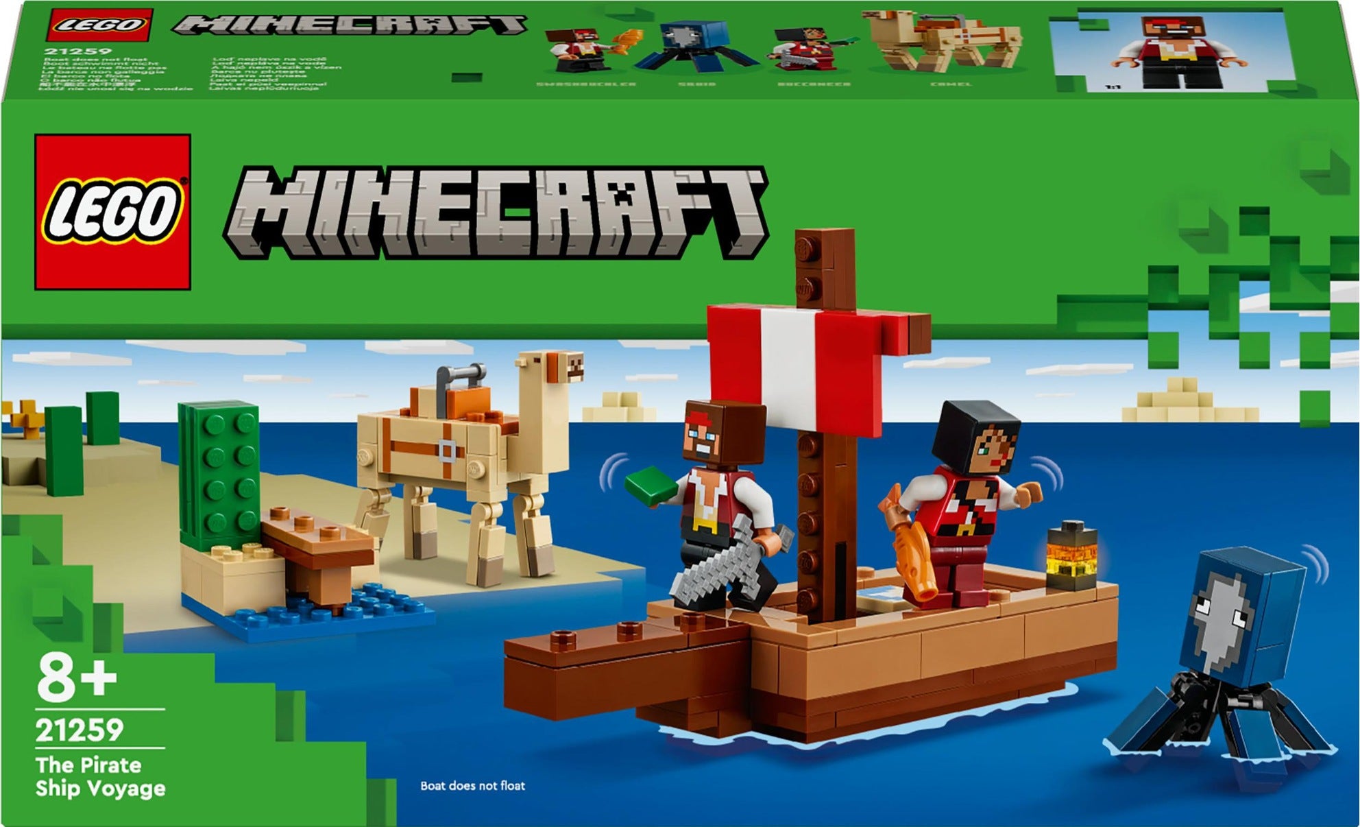 LEGO Minecraft Die Piratenschiffreise 21259