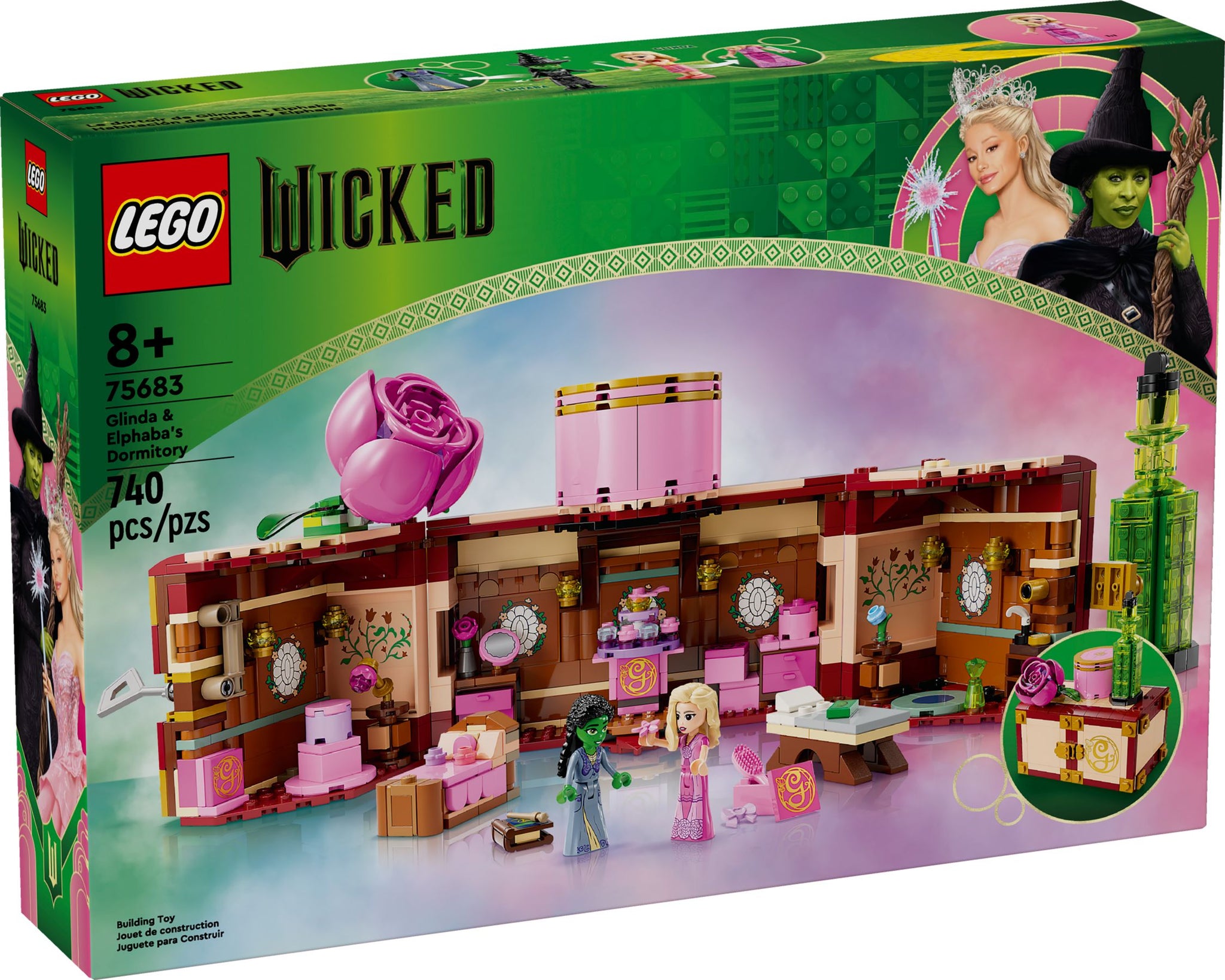 LEGO Wicked Glindas und Elphabas Schlafsaal 75683